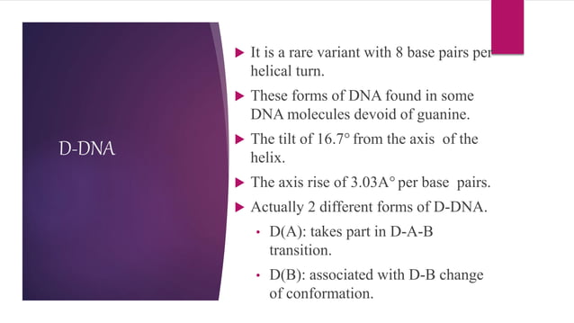 DNA structure, history , definition and double helix model | PPTX ...