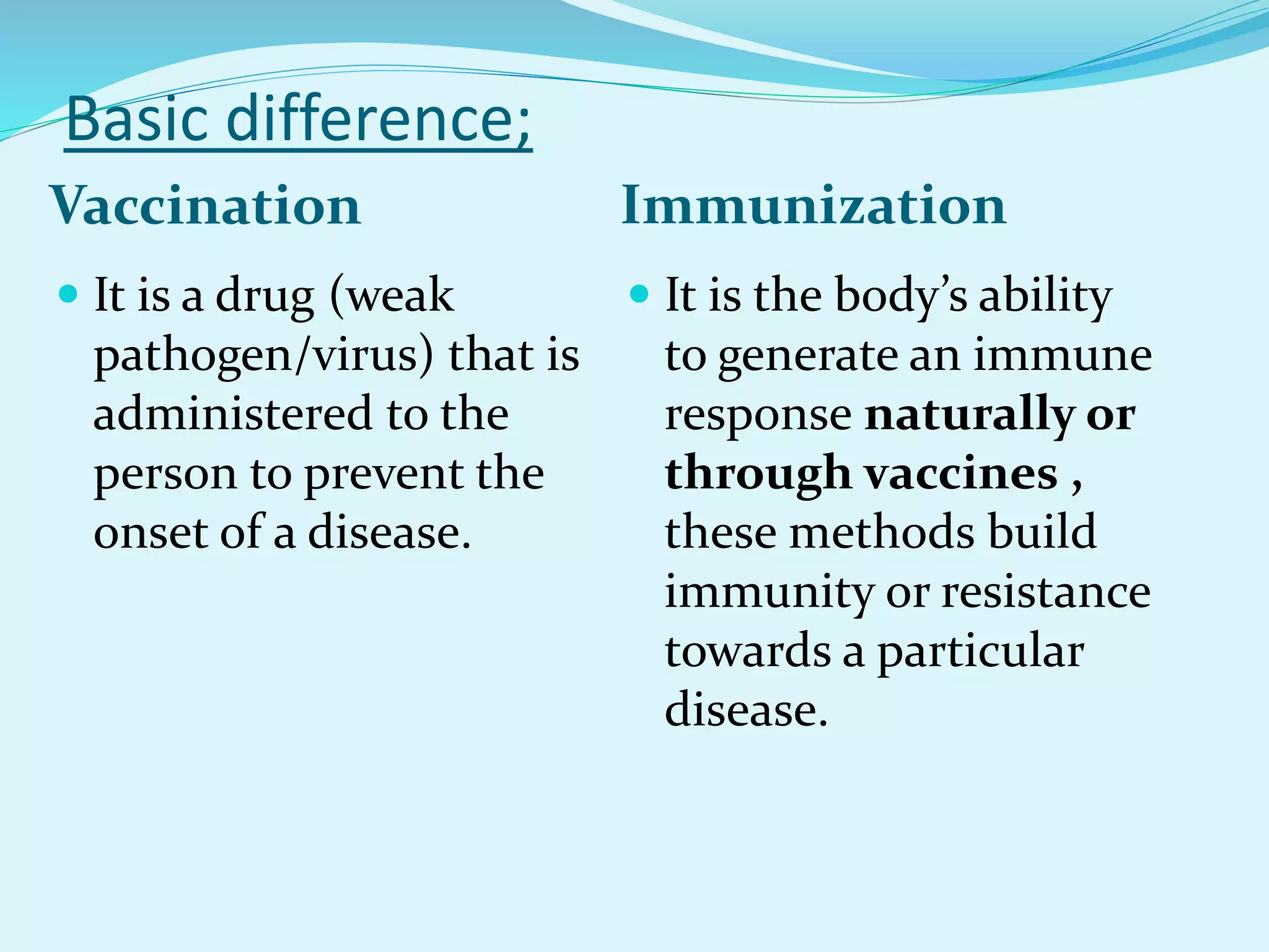 Molecular biology, principle of immunization by L.pasteur and E.jenner ...