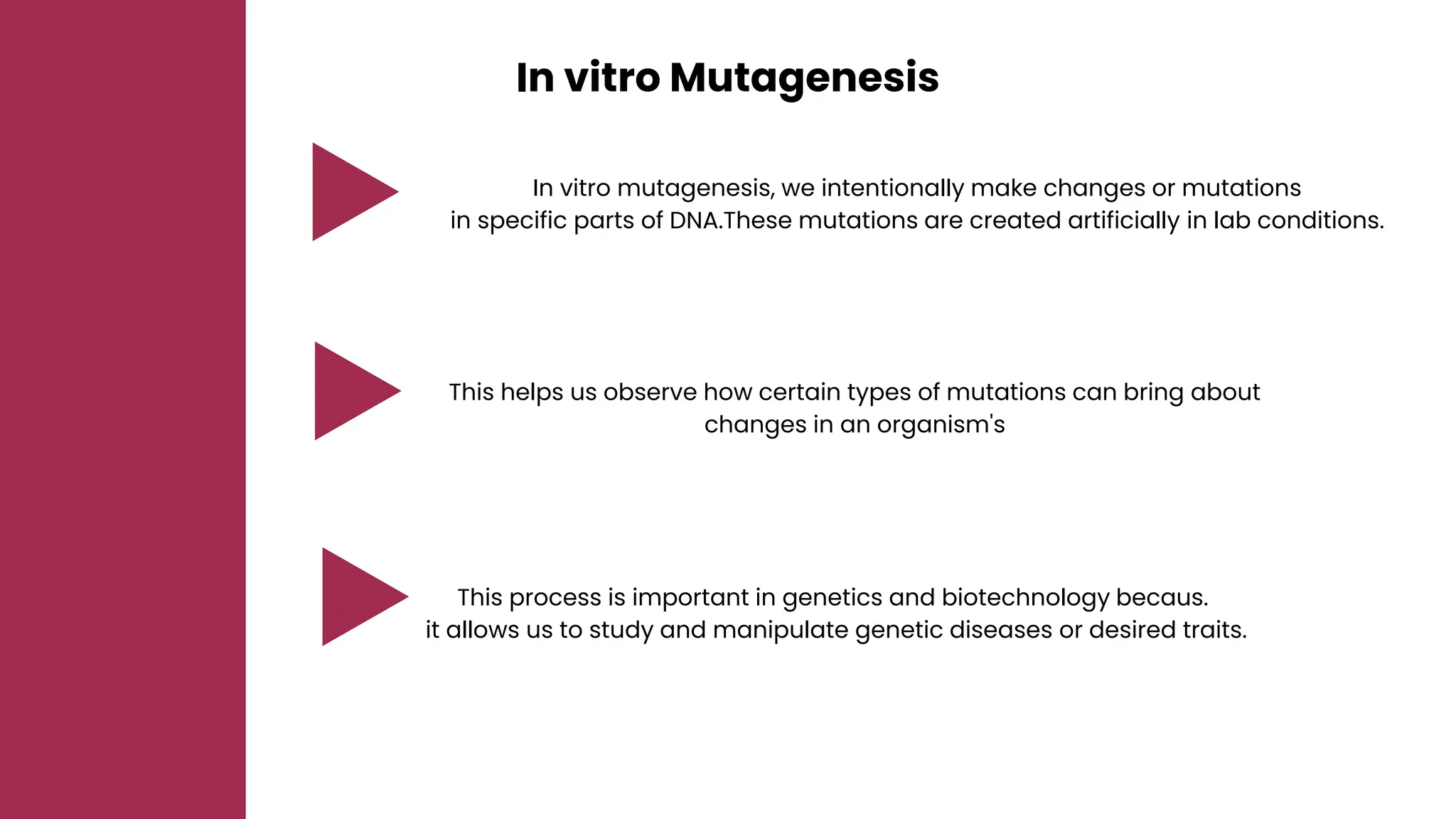 Molecular biology of DNA sequencing in vitro mutagenesis | PPTX