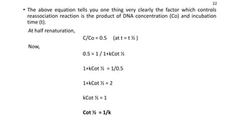 C value paradox, DBA renaturation kinetics.pptx