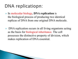 Molecular biology | PPT