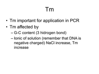 Molecular biology and its application in food biotechnology | PPTX