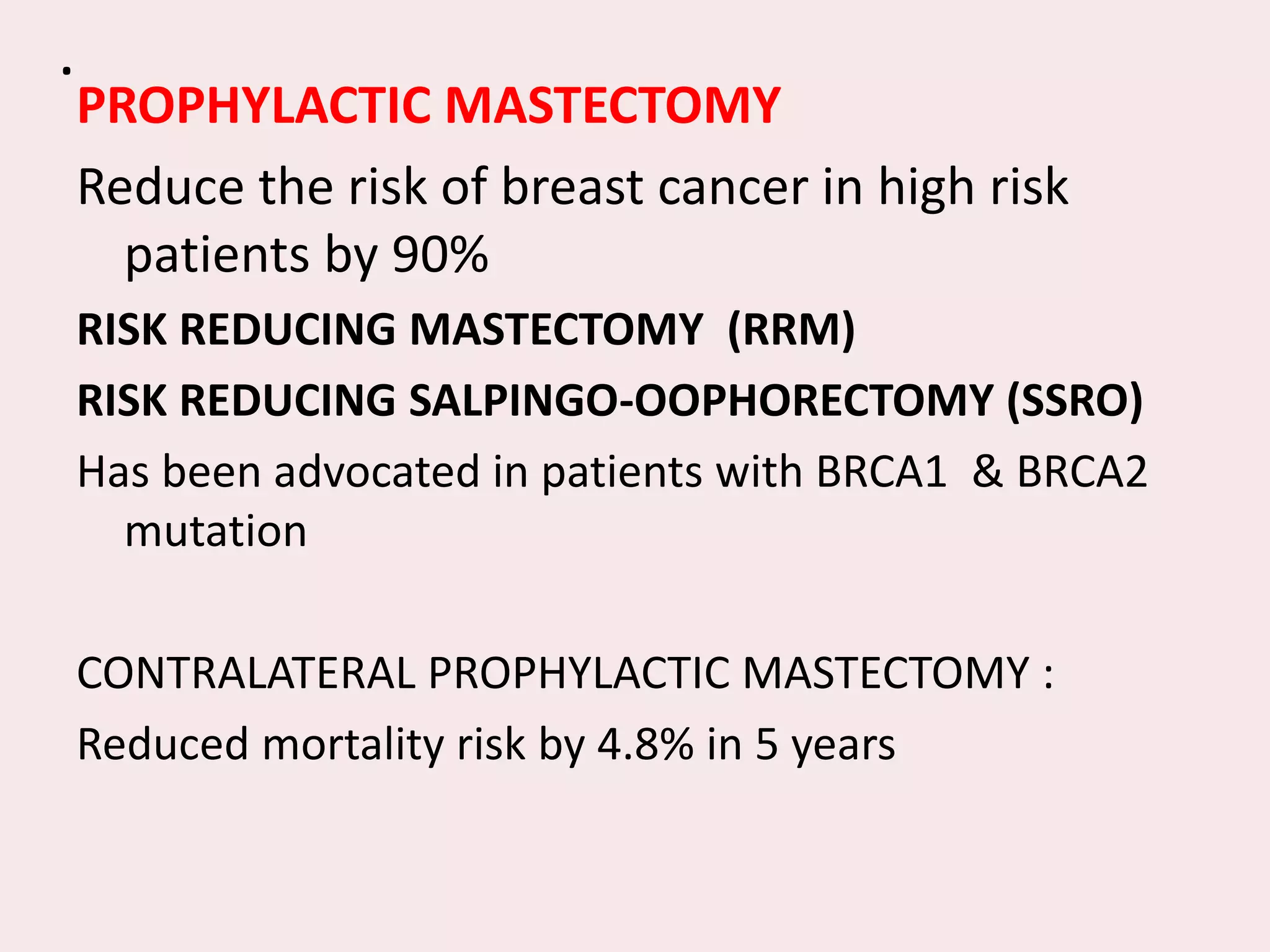Molecular biology of breast cancer and | PPTX