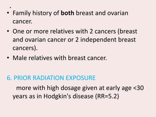 Molecular biology of breast cancer and | PPTX