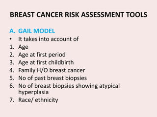 Molecular biology of breast cancer and | PPTX