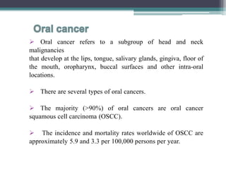 Molecular biology of oral cancer, ppt | PPTX