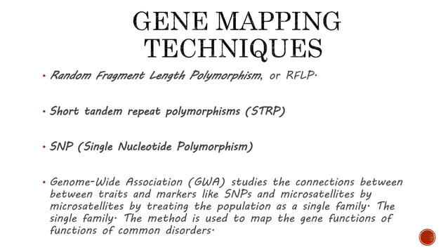 Gene mapping.pptx/ molecular biology/ gene linkage | PPTX | Genetics ...