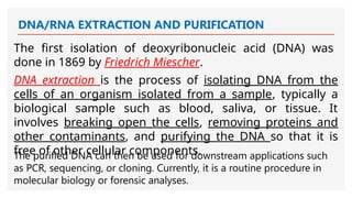 Molecular Biology Techniques are laboratory methods used to study DNA ...