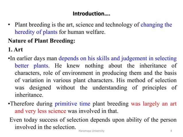 Molecular Plant Breeding Lecture note. pptx | PPTX