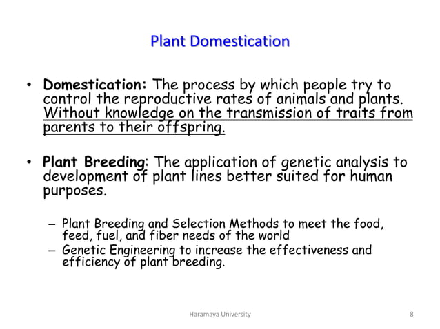 Molecular Plant Breeding Lecture note. pptx | PPTX