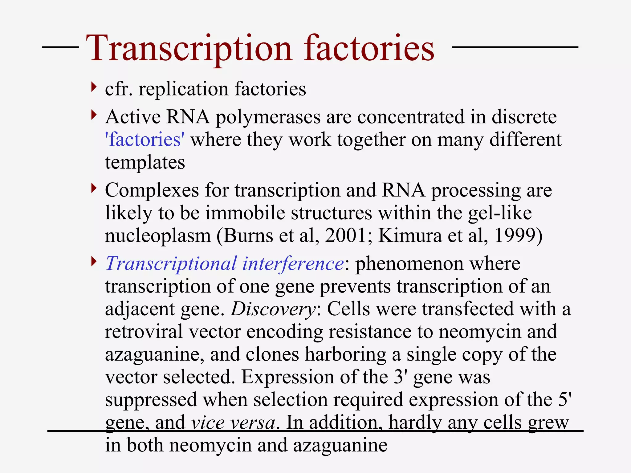 transciption powerpoint | PPT