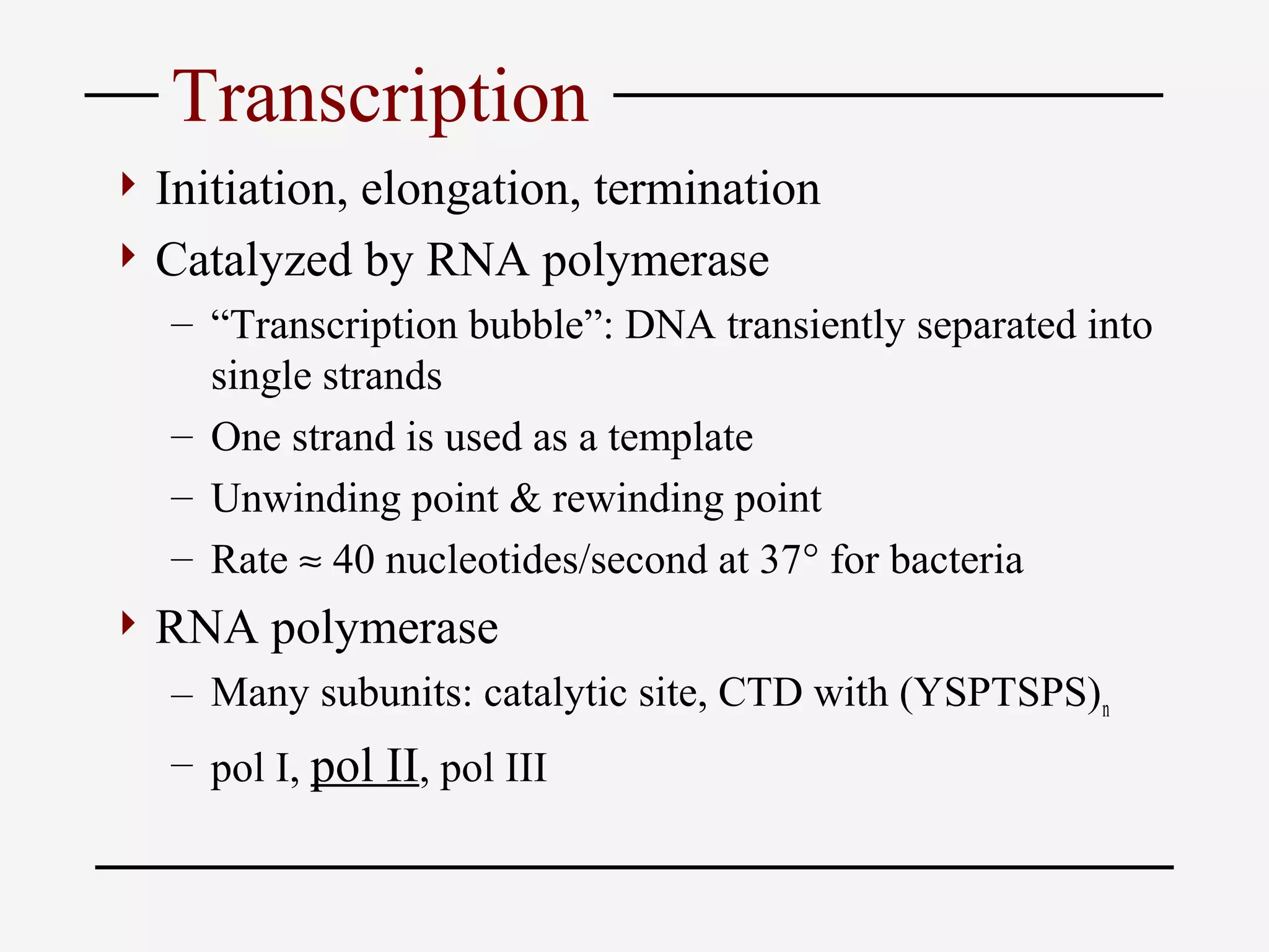 transciption powerpoint | PPT