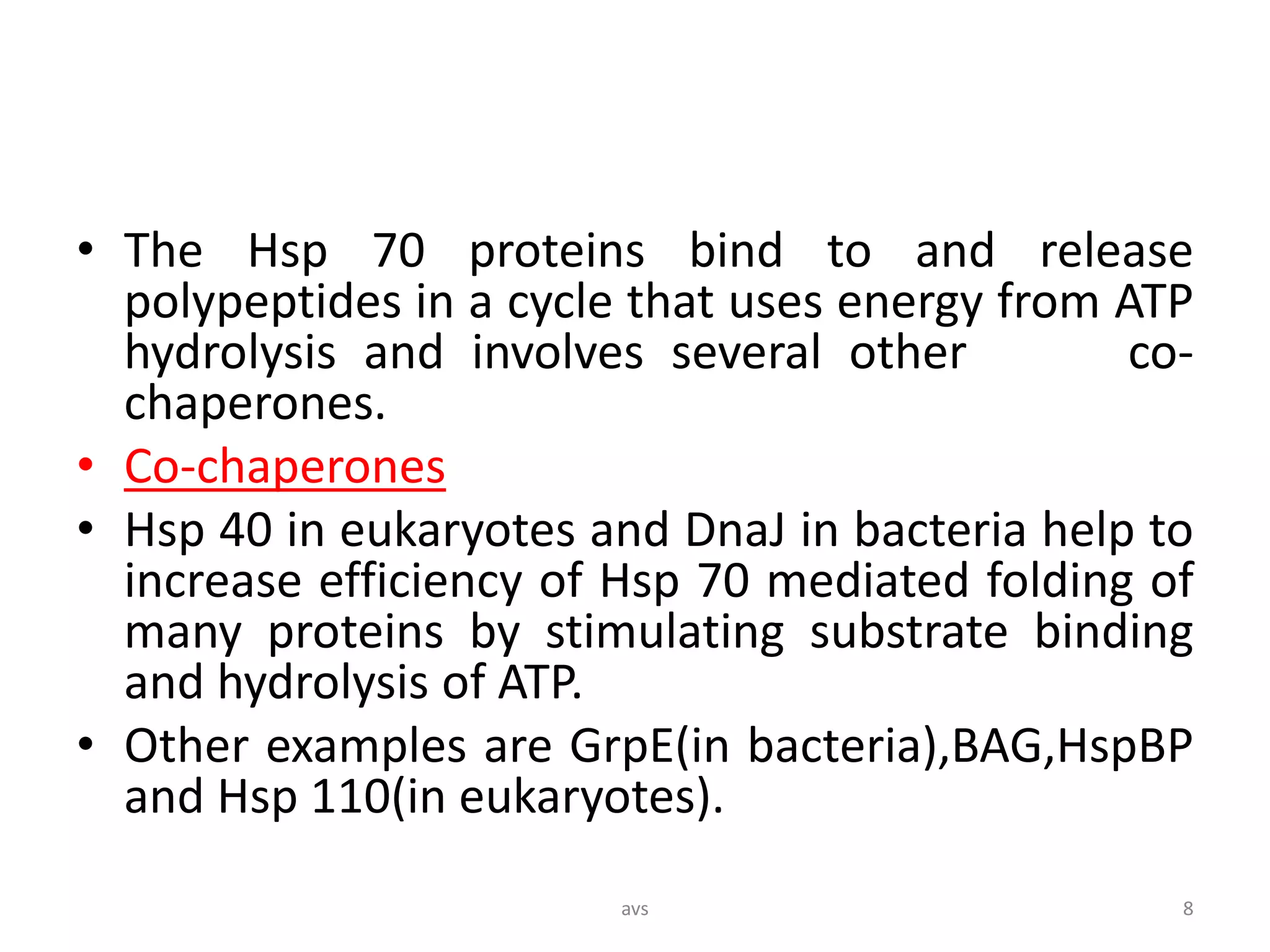 Molecular chaperones | PPTX