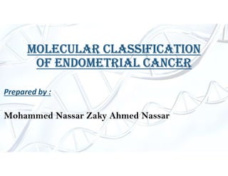 Molecular classification of endometrial cancer | PDF