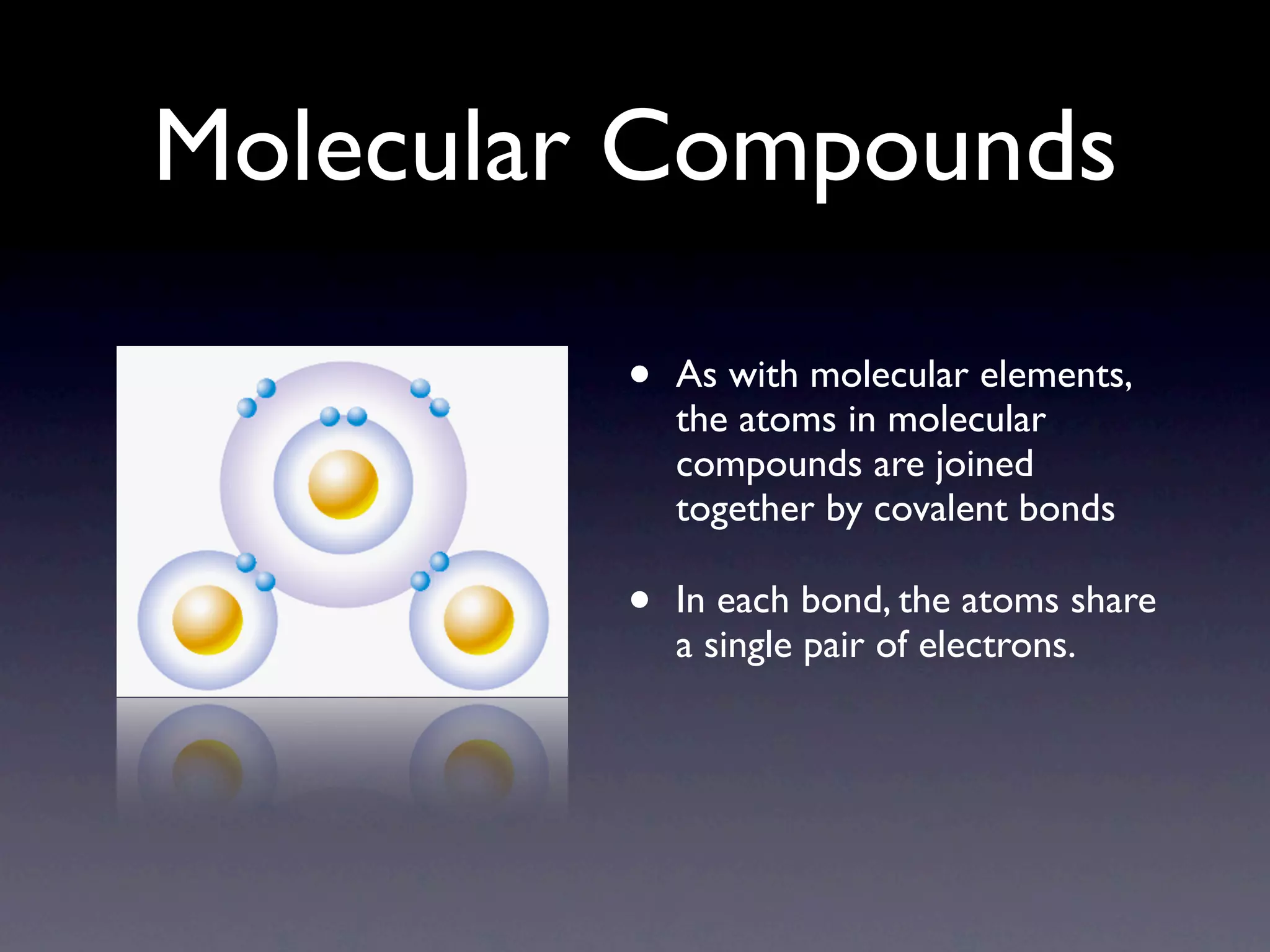 Molecular Compounds | KEY