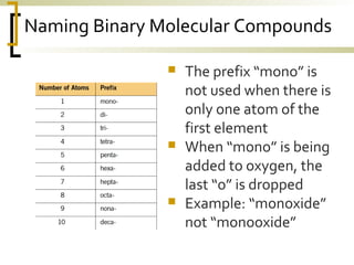 Grade 9, U1-L13-Molecular Compounds | PPT