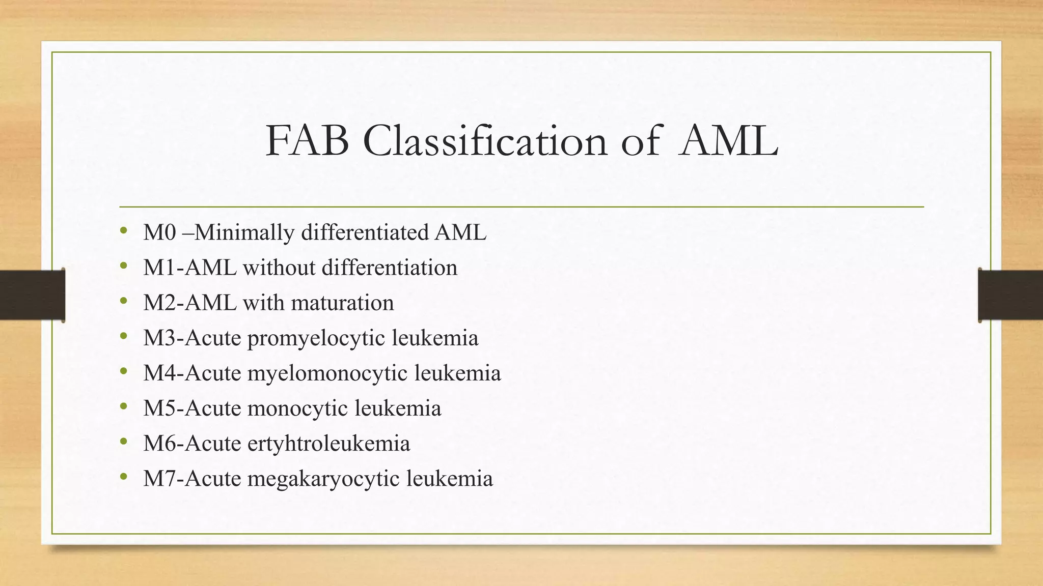 Molecular cytogenetics in hematiological malignancy | PPTX