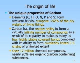 Molecular design of life | PPT