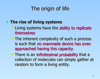 Molecular design of life | PPT