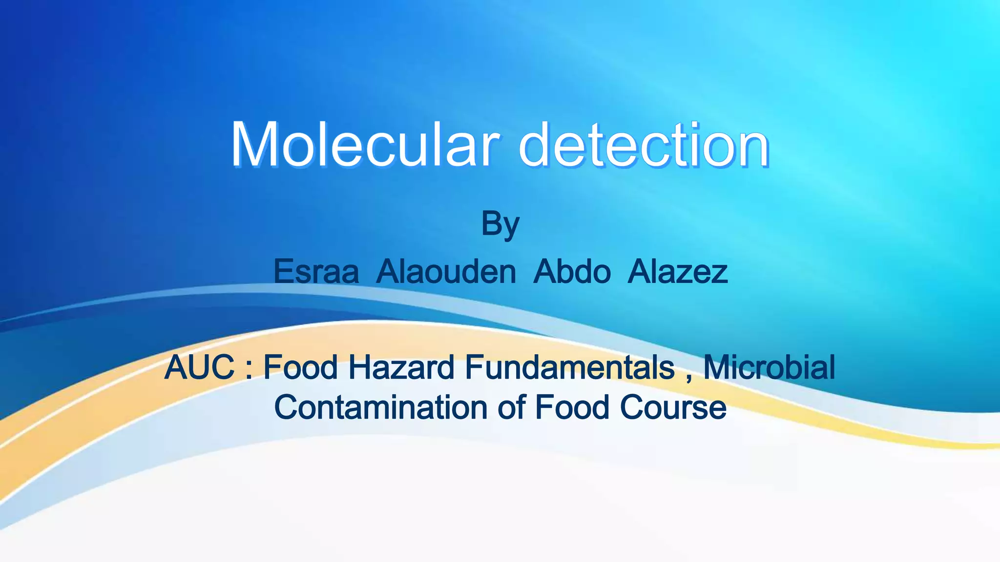Identification and Detection of Microorganism | PPTX