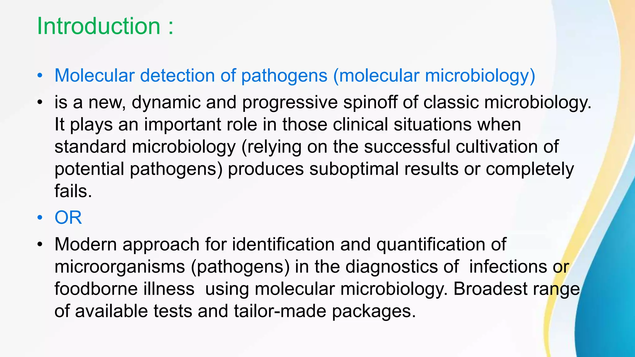 Identification and Detection of Microorganism | PPTX