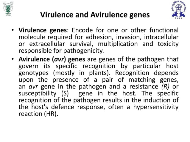 Molecular determinants of pathogenicity and virulence among pathogens ...