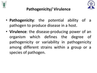 Molecular determinants of pathogenicity and virulence among pathogens.pptx