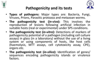 Molecular determinants of pathogenicity and virulence among pathogens.pptx