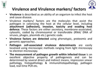 Molecular determinants of pathogenicity and virulence among pathogens.pptx