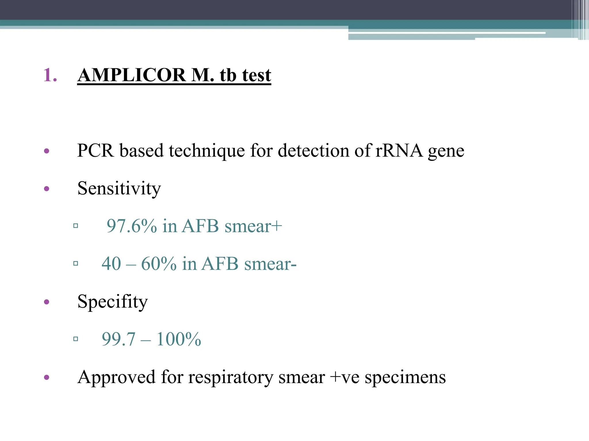 Molecular Diagnosis of Tuberculosis by Dr. Aditya Jindal | Jindal Chest ...