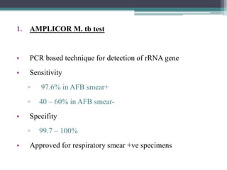 Molecular Diagnosis of Tuberculosis by Dr. Aditya Jindal | Jindal Chest ...