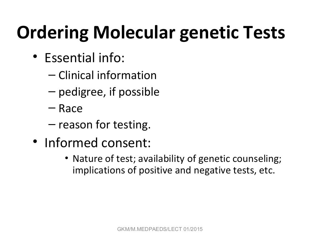 Molecular diagnostics