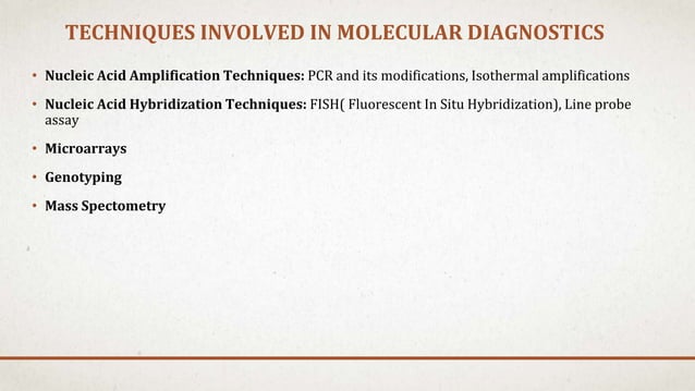 Molecular Diagnostics.pptx | Infectious Diseases | Diseases and Conditions