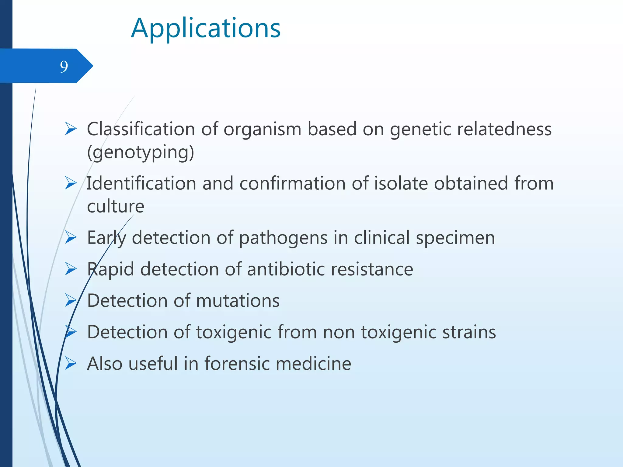 Molecular diagnostics techniques | PPTX