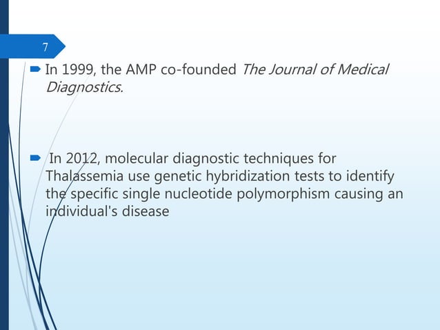 Molecular diagnostics techniques | PPTX