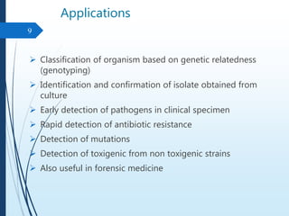 Molecular diagnostics techniques | PPTX