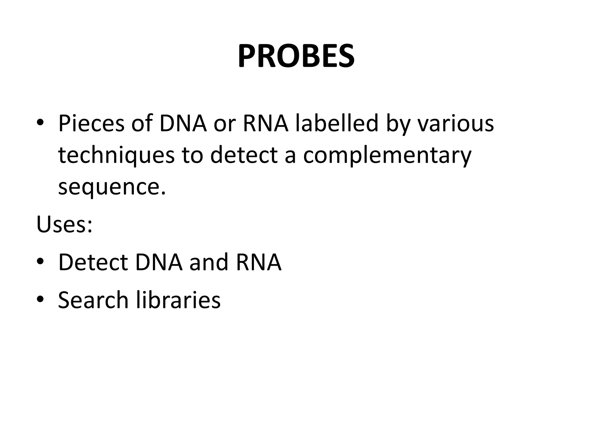 Molecular diagnostic techniques | PPTX