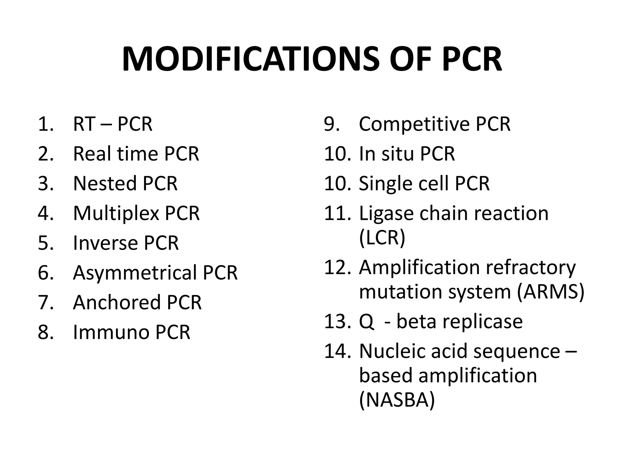 Molecular diagnostic techniques | PPTX