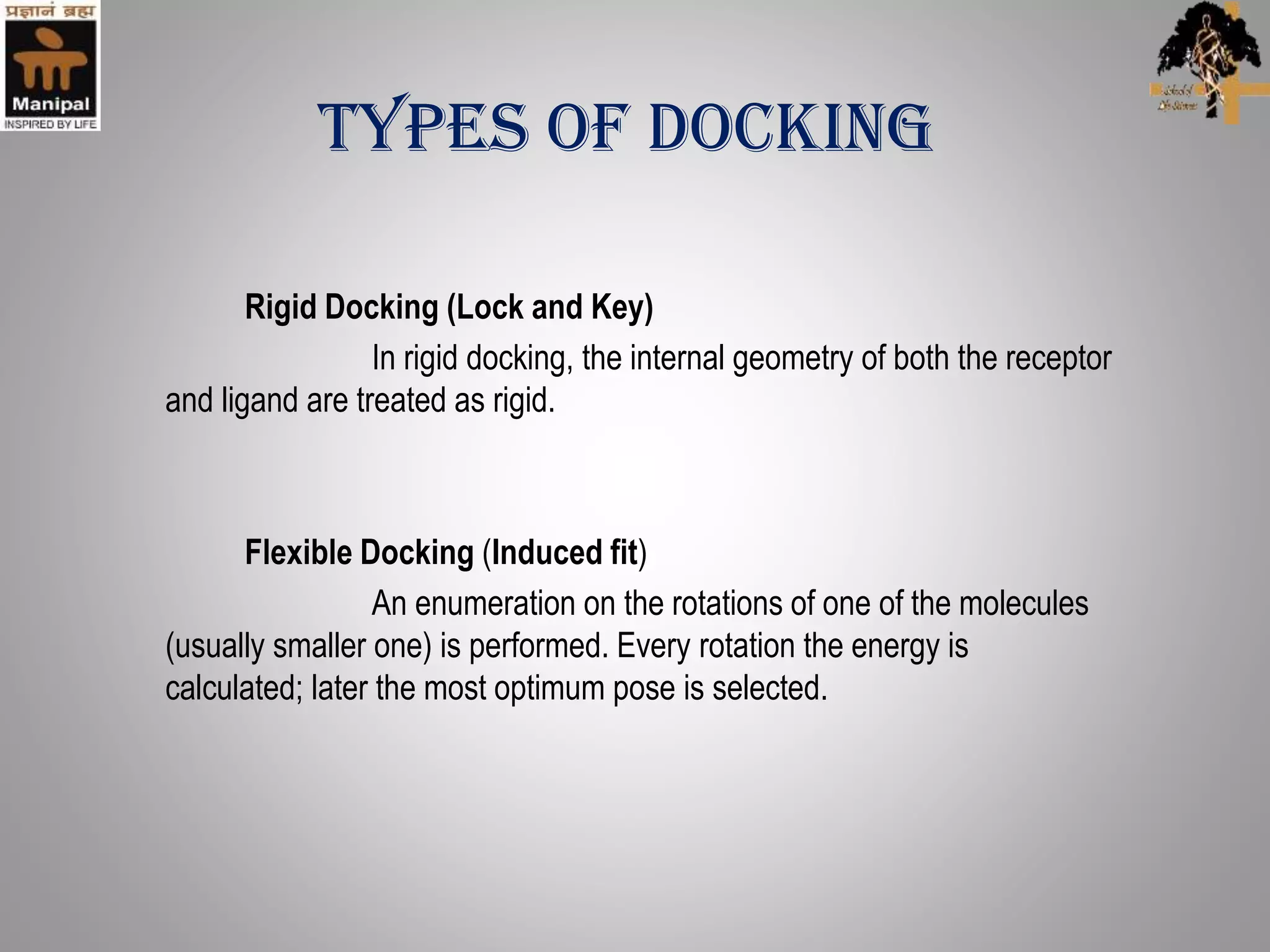 Molecular docking | PPTX