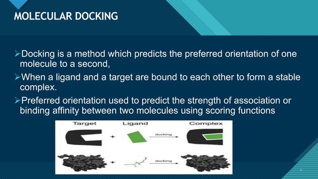 MOLECULAR DOCKING.pptx | Chemistry | Science