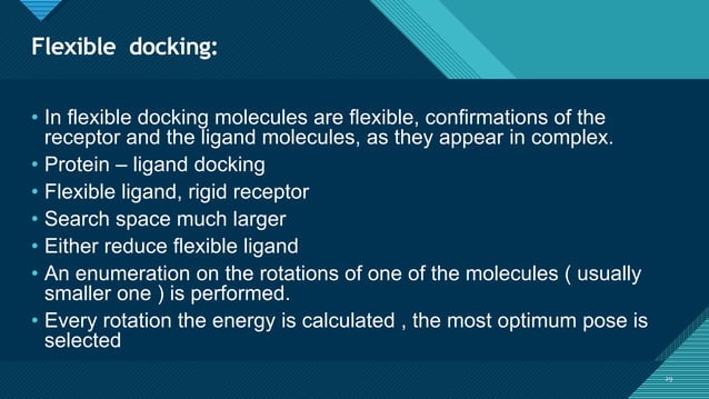 MOLECULAR DOCKING.pptx | Chemistry | Science
