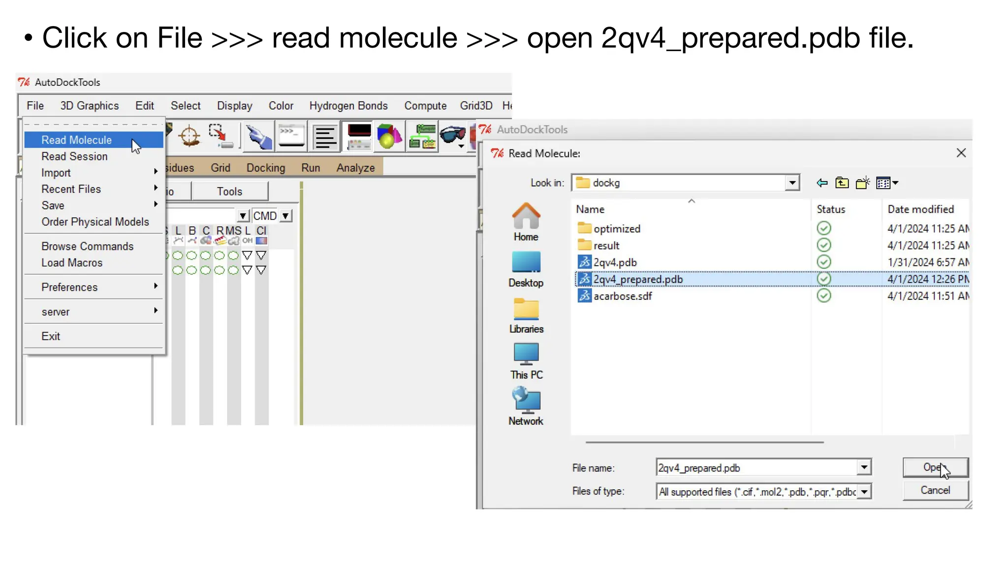 Molecular docking of small molecules using AutoDock vina.pdf