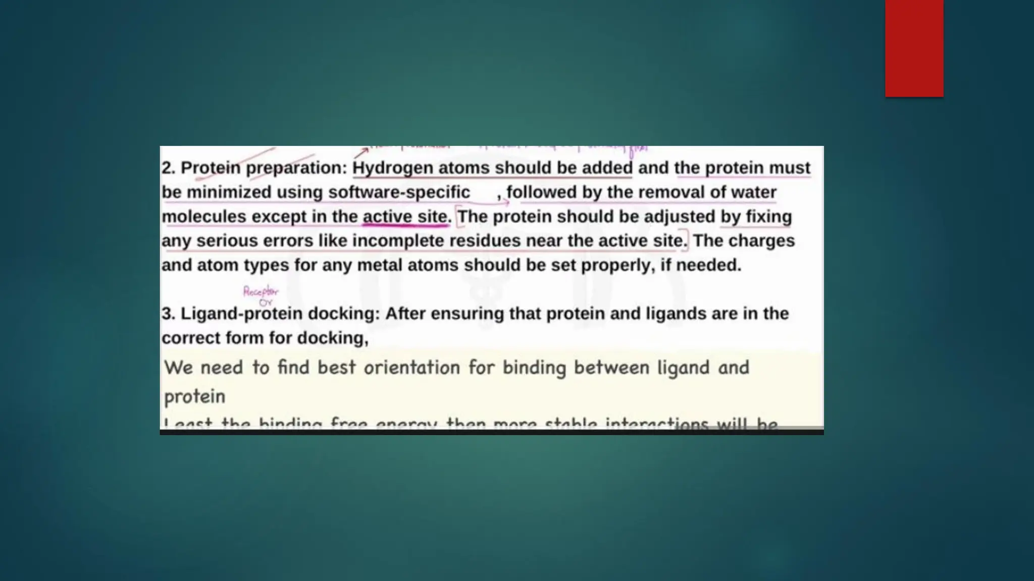 molecular docking.pdf.bioinformatics@786 | PPT | Free Download