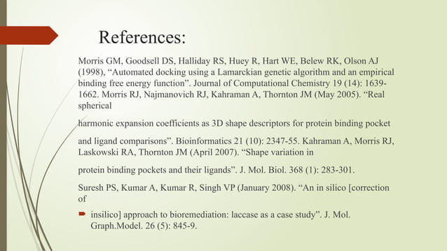 importance ,Types,Docking of MOLECULAR DOCKING 11.pptx | Chemistry ...