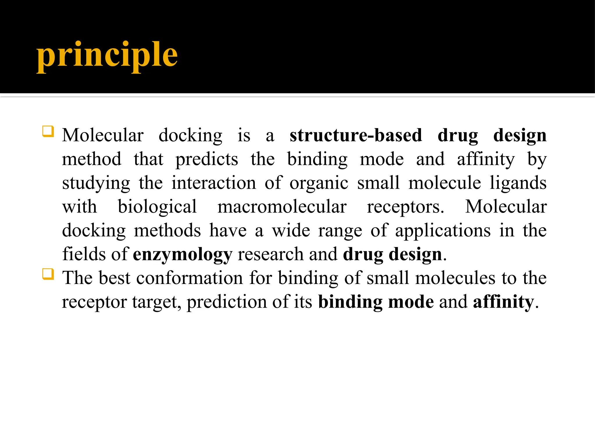 Molecular Docking and its Applications.pptx