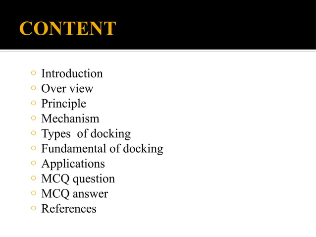 Molecular Docking and its Applications.pptx