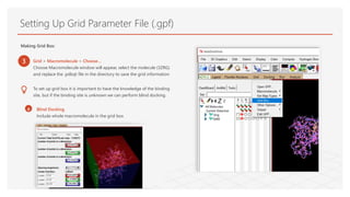 Molecular Docking Using Autodock Tools | PPTX