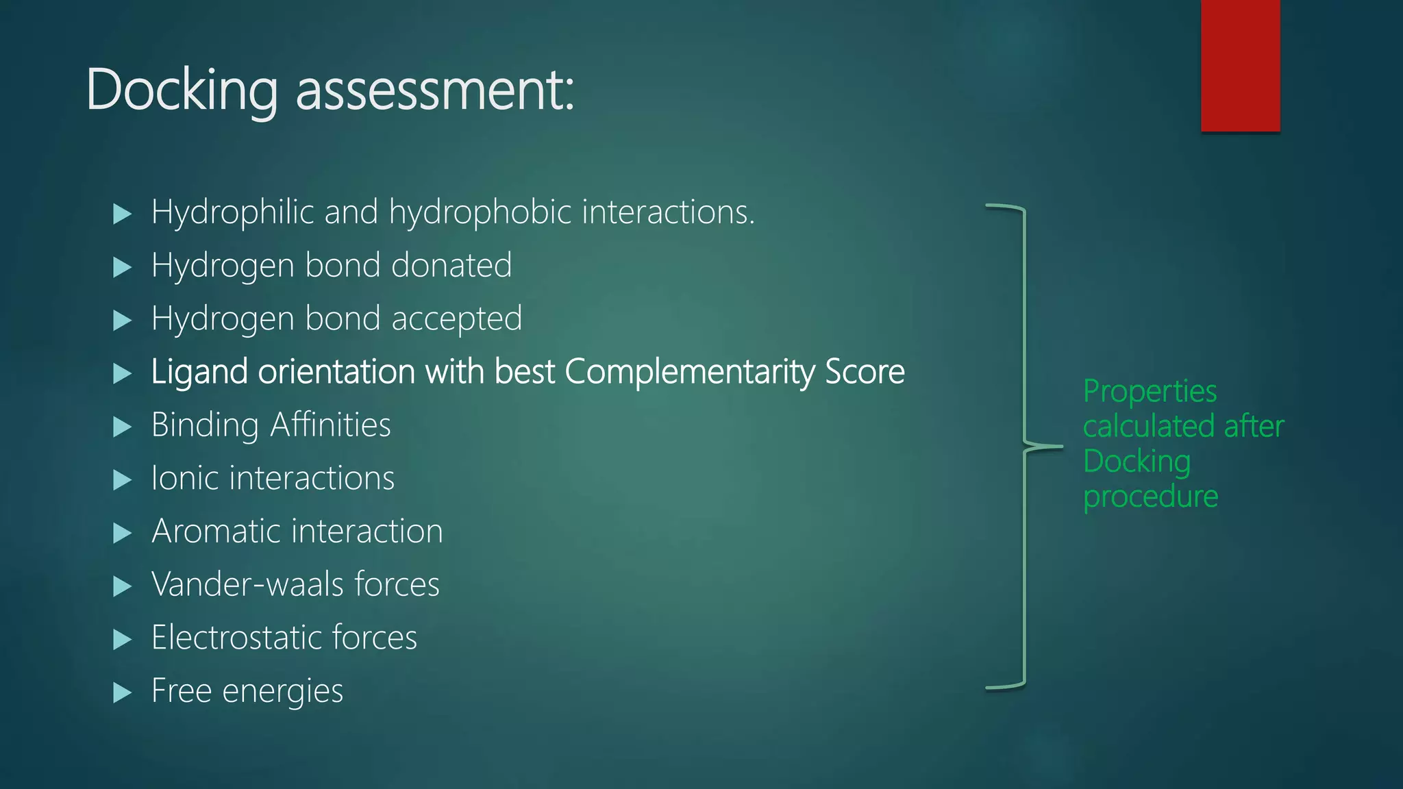 Molecular docking by harendra ...power point presentation | PPTX