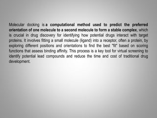 molecular docking for drug discovery.pptx