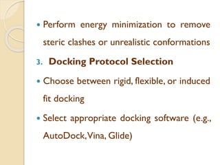 Molecular Docking ppt._Computer aided Drug Design | PDF